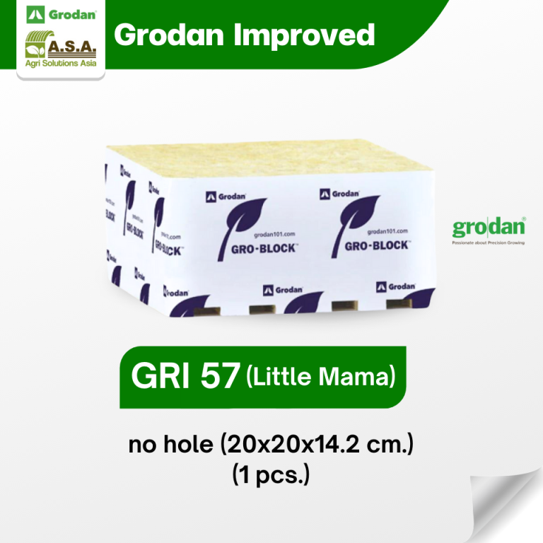 Grodan improved GRI 57 (little mamma) stone wool block - Agri Solutions ...